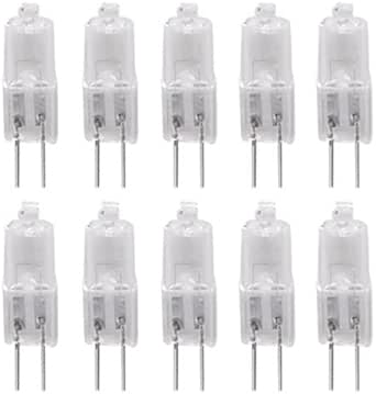 10 LAMPADINE ALOGENE G4 12V 20W BIANCO CALDO BISPINA : Amazon.it: Illuminazione