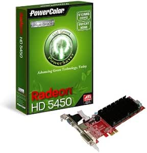 PowerColor ATI Radeon HD 5450 Go! Green Grafikkarte: Computer & Zubehör