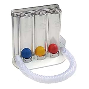 HealthAndYoga(TM) Deep Breathing Lung Exerciser | 3-chamber Incentive ...