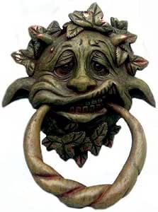 Ghoulish gothic gargoyle door knocker doorknocker : Amazon.co.uk