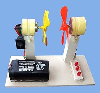 REES52 Working Model On Science Project kit Mini Small DC Motor Wind ...