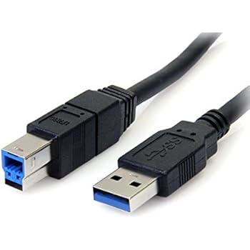 DeLOCK USB 2.0 Upstream Cable/Type A Male to Type B Male / 3 m: Amazon ...