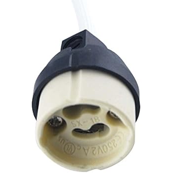 10 GU10 Lamp Holder Base New Regulation Bulb Connector 240v GU10 Mains ...