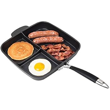 Master Pan Divided Frying Pan for All-in-One Cooked Breakfast & More ...