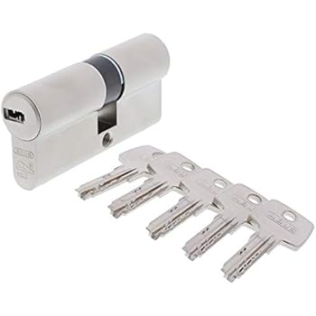 ABUS EC550 Profil-Doppelzylinder Länge 30/45mm mit 5 Schlüssel: Amazon ...