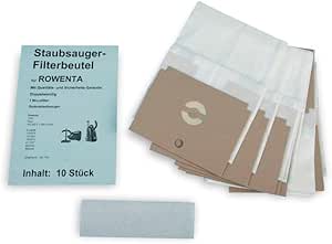 Lot de 10 sacs d'aspirateur pour Rowenta Dymbo RS 005 à 099 ...