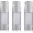 3PCS Airless Pump Bottle-Empty Refillable Frosted Airless Vacuum Pump ...
