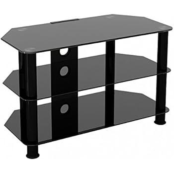 King TV-Mobel Oval Fernsehtisch fur Flachbildschirm/LCD: Amazon.de ...