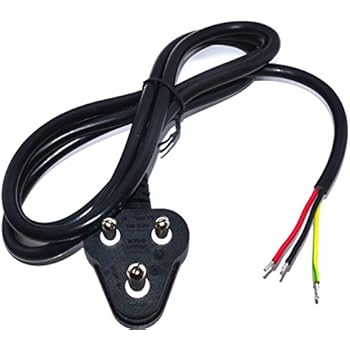 Buy Volex Ma 15A 3 Pin Indian Power Cord induatrial Grade Mains Plug ...