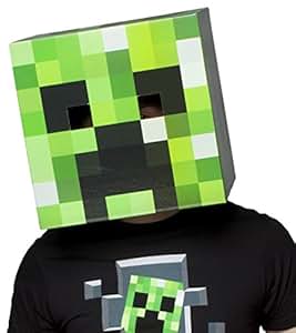 Minecraft Boxhead Creeper Mask: Amazon.co.uk: Toys & Games