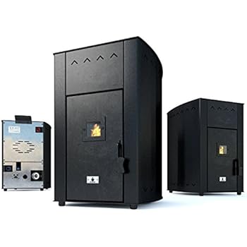 Pelletofen Wasserführend Eco Spar Minima B 12 kW Pelletheizung Heizung ...