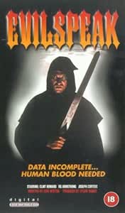 Evilspeak [VHS] : Clint Howard, R.G. Armstrong, Joe Cortese, Claude ...