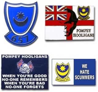 Pompey 657 Crew Badges: Amazon.co.uk: Sports & Outdoors