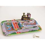 Vintage Clockwork Wind Up Metal Walking Robot Tin Toy Retro Mechanical ...