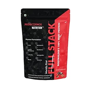 Redscience Nutrition FULL STACK™ 100% Whey Protein (With Creatine ...