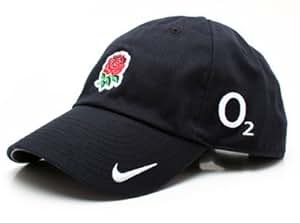 Brand New Nike England Rugby Baseball Cap Hat Black Red White One Size ...