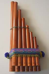 Peruvian Panpipes, Double Row (13 Pipes) Traditional South American ...