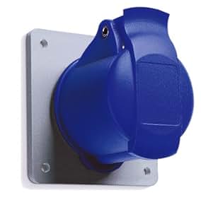 MK Commando K9401 Straight Socket Outlet 16 Amp 2P+E 200-250 Volt (IP44 ...