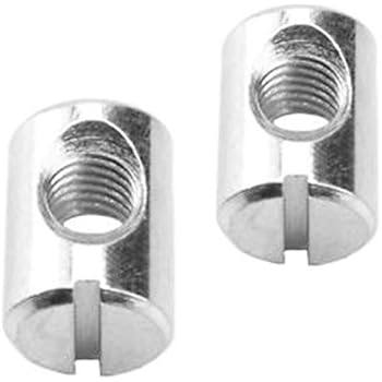 BARREL NUT FOR FURNITURE BOLT SLOTTED M6 X 14MM LONG ZP ( pack of 4 ...