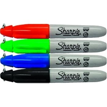 SHARPIE Mini 4 Pack Permanent Markers: Amazon.de: Sport & Freizeit
