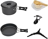 Yellowstone Aluminium 5 Piece Cook Set: Amazon.co.uk: Sports & Outdoors