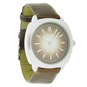 IDENTITY London Gents Retro Brown Strap Watch: Amazon.co.uk: Watches