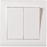 Mk K4782WHI 2-Gang Single Pole 2-Way Wide Rocker Switch : Amazon.co.uk ...