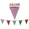 Carousel Home Fun Garden Party Vintage Print Plastic Bunting 10 Meters ...