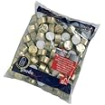 100 Bolsius Long Burn 8 Hour Tea Lights, Gold Cup : Amazon.co.uk: Home ...