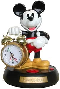 DISNEYS MICKEY MOUSE TALKING ANIMATED ALARM CLOCK: Amazon.co.uk ...
