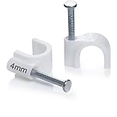 Hi-PLASST Cable Clips (4mm + 6mm + 8mm +12mm) 200pcs Combo Wire ...