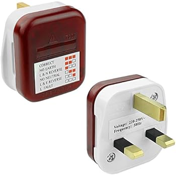 Winner Mains Polarity Tester Plug: Amazon.co.uk: Electronics