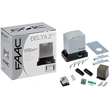 FAAC DELTA 2 KIT 230V SAFE AUTOMAZIONE CANCELLI SCORREVOLI 500KG: Amazon.it: Elettronica