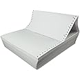 Computer Paper Dot Matrix Printer Paper 10"x12", 2 Part 500 Sets Blank ...
