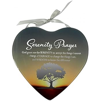 Wooden praying hands Serenity Prayer wall plaque gift: Amazon.co.uk ...