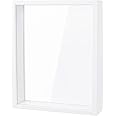 OLYCRAFT 21x6x26cm Rectangle Shadow Box Wood Shadow Box Display Case ...