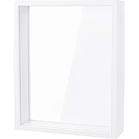 OLYCRAFT 25.9x12.6x6cm Rectangle Shadow Box Wood Shadow Box Display ...