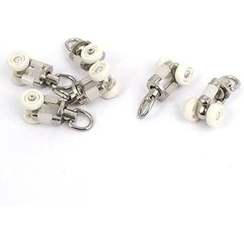 Mini-Rail de Rideau Cintrable Alu - Lot de 15 Roulettes, Bronze: Amazon ...