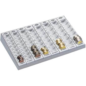 Wedo 160780037 Money-Counting Tray with Removable Coin Holders 27.9 x ...