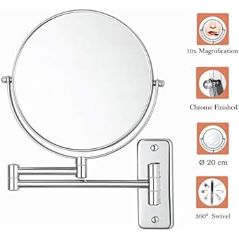 Beyondfashion Extension 9-40cm Double-Side Wall Mounted Chrome Folding ...