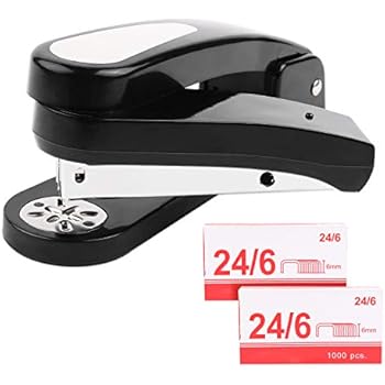 Unique stapler. Swivel head means it doubles as long arm stapler. Half ...