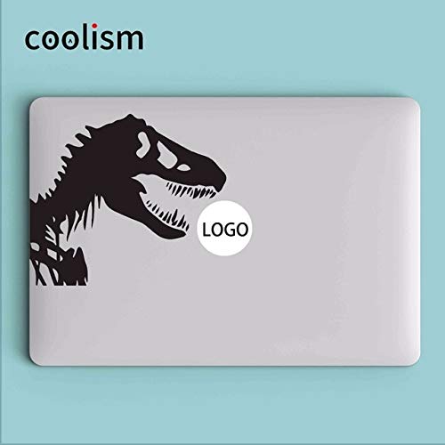 Dinosaur Eating Apple Logo