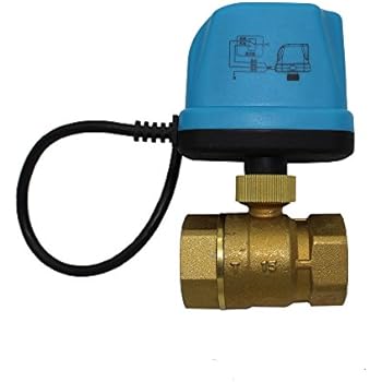 Vanne Motorisée, 1 Pièces AC 220V Commande G1-1/4 DN32 à 2 Voies et 3 Fils à 2 Points Electrique ...