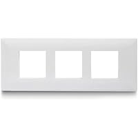 Schneider Electric Livia Plastic 6 Module Grid and 6 Module Cover Frame ...