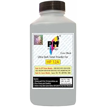Print Magic Toner Powder for HP 12A Catridge 140gm: Amazon.in ...