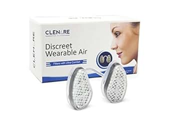Clenare Invisible Nose Air Filters (Medium Size) With Defense Against ...