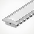 LEDBRITE LED Aluminium Profile 2M / 6.6FT Channel ALP2507 with Cover ...