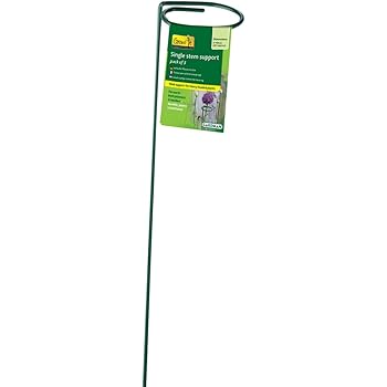 Metal Plant Supports Loop Stakes 5 pack 80cm, 100cm or 130cm tall ...