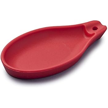 Premier Housewares Zing Silicone Spoon Rest - Red: Amazon.co.uk ...