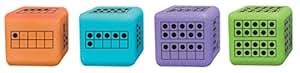 Dés de grilles de dix cases de Learning Resources (jeu de 12): Amazon ...